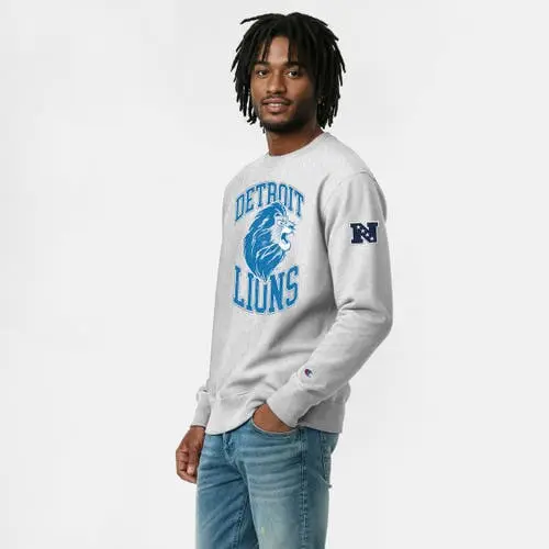 Champion Disney X Detroit Lions Simba Reverse Weave Sweatshirt