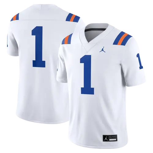 JORDAN BRAND 1 Florida Gators Alternate Game Football Jersey - White