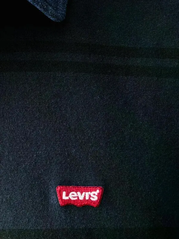 LEVI'S Striped Long-sleeve Polo Shirt