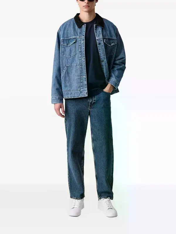 LEVI'S Munroe Pinstripe Corduroy-collar Trucker Jacket