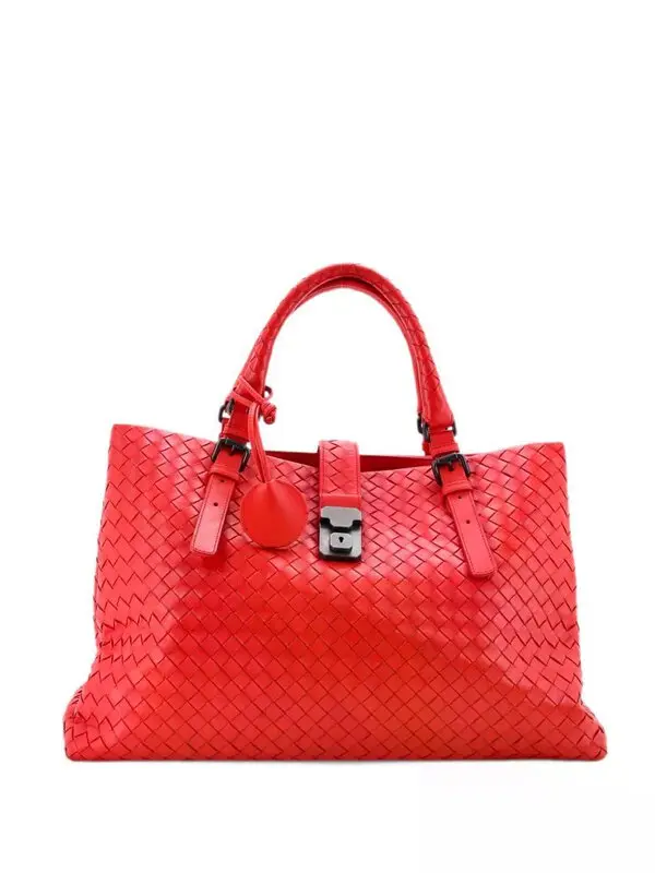Bottega Veneta Roma Bag Intrecciato Nappa Medium Tote Bag