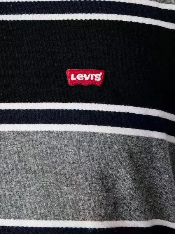 LEVI'S Striped Long-sleeve Rugby Polo Shirt