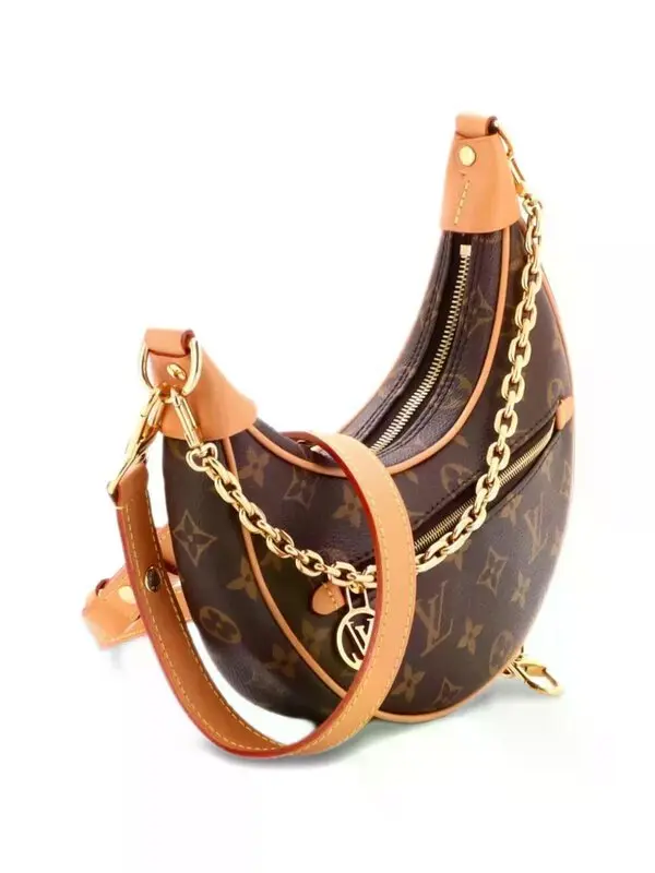 LOUIS VUITTON Loop Handbag Monogram Canvas Hobo Bag