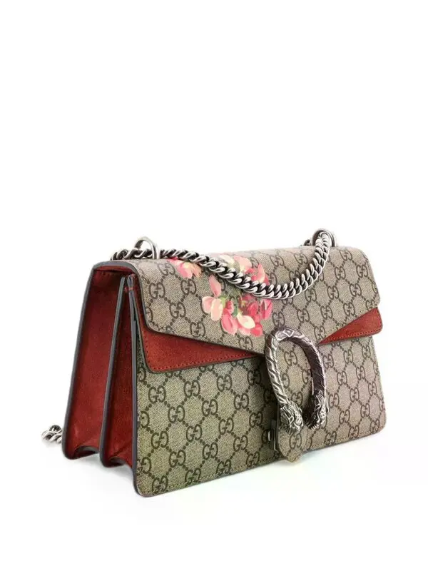 Gucci Dionysus Bag Blooms Print Gg Coated Canvas Small Shoulder Bag