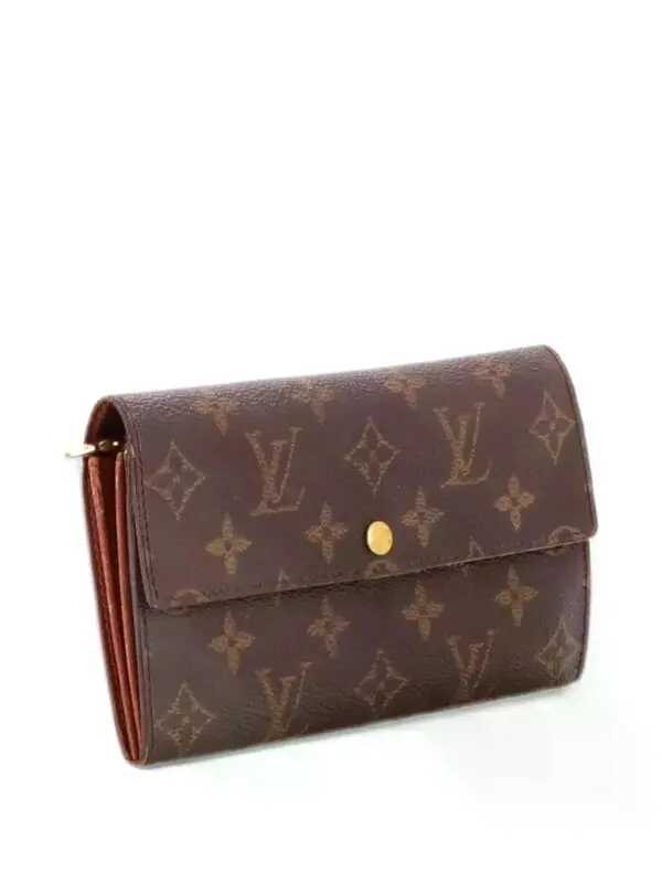 LOUIS VUITTON Vintage Sarah Wallet Monogram Canvas Small Wallets