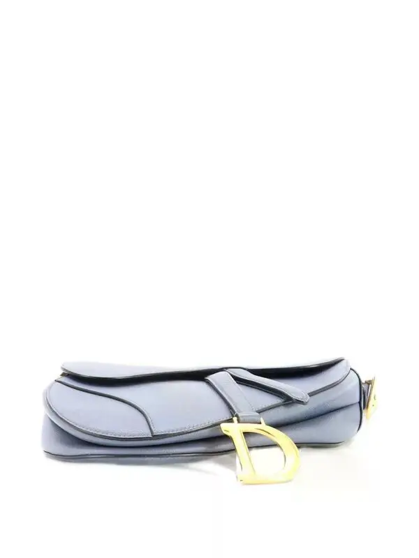Dior Saddle Handbag Leather Medium Shoulder Bag