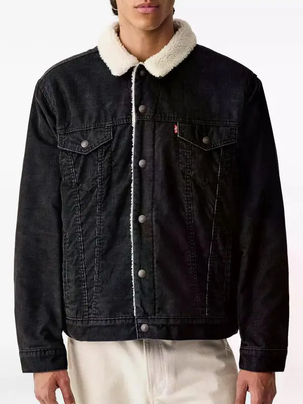 LEVI'S Type Iii Corduroy Shearling-collar Trucker Jacket