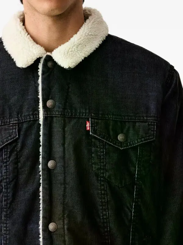 LEVI'S Type Iii Corduroy Shearling-collar Trucker Jacket