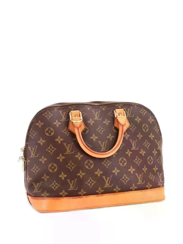 LOUIS VUITTON Vintage Alma Handbag Monogram Canvas Pm Satchel