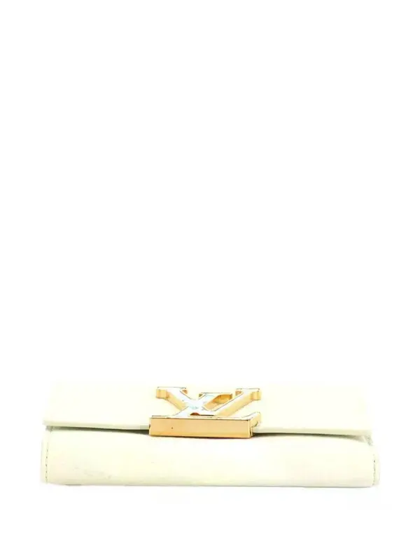 LOUIS VUITTON Capucines Wallet Leather Compact Small Wallets