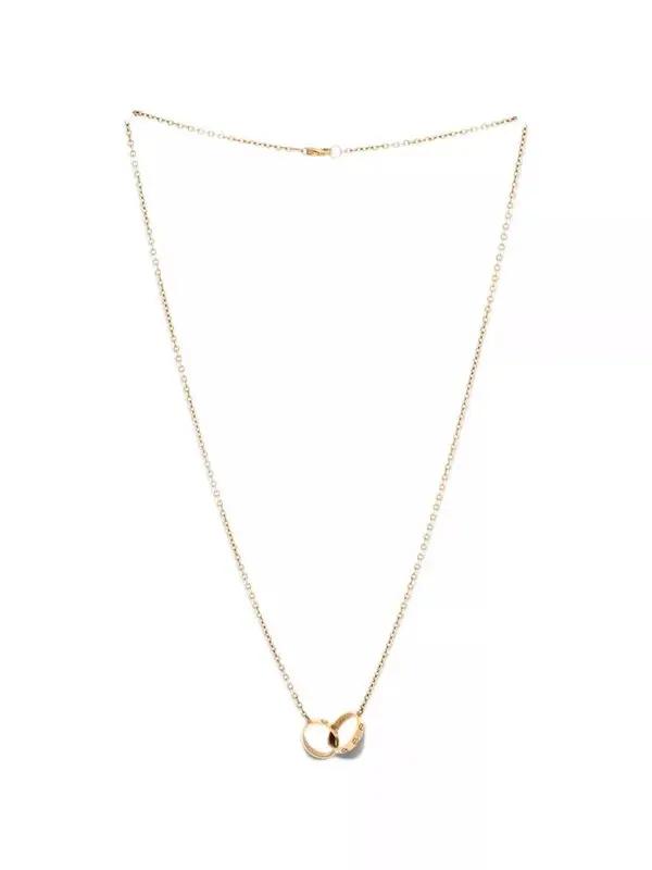 Cartier Love Interlocking 18k Yellow Necklace