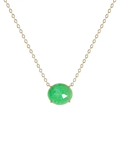 SEREE Atelier Orchard Jadeite Pendant Necklace