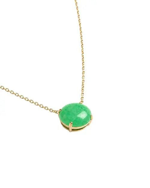 SEREE Atelier Orchard Jadeite Pendant Necklace