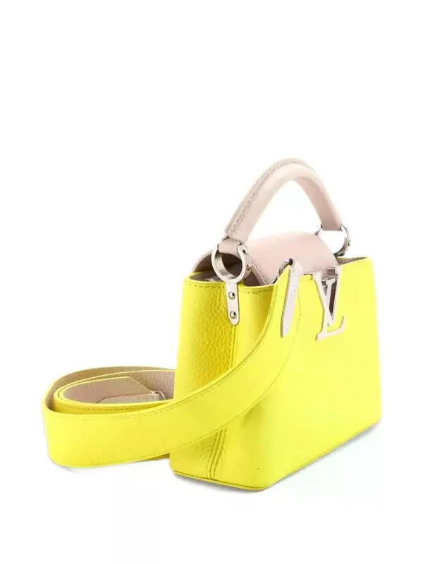 LOUIS VUITTON Capucines Bag Leather Mini Satchel