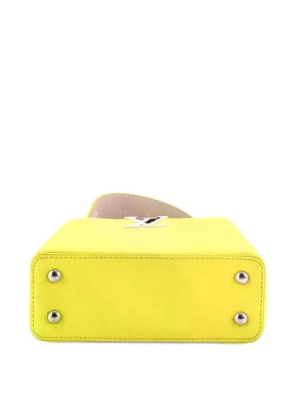 LOUIS VUITTON Capucines Bag Leather Mini Satchel