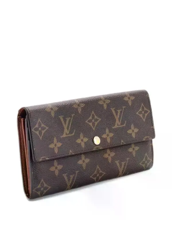 LOUIS VUITTON Vintage Sarah Wallet Monogram Canvas Small Wallets