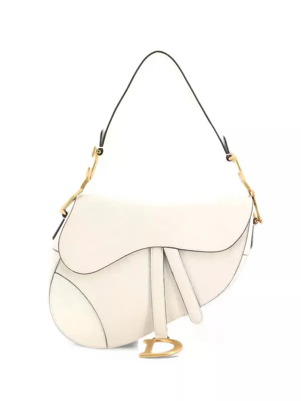 Dior Saddle Handbag Leather Medium Shoulder Bag