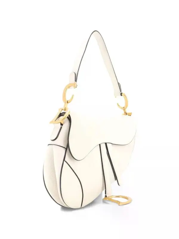 Dior Saddle Handbag Leather Medium Shoulder Bag