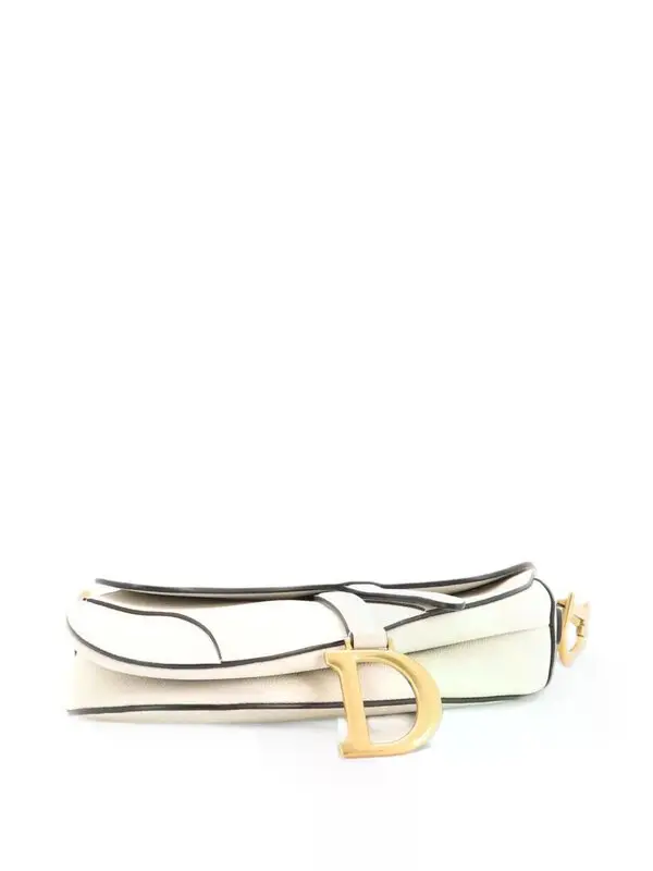 Dior Saddle Handbag Leather Medium Shoulder Bag