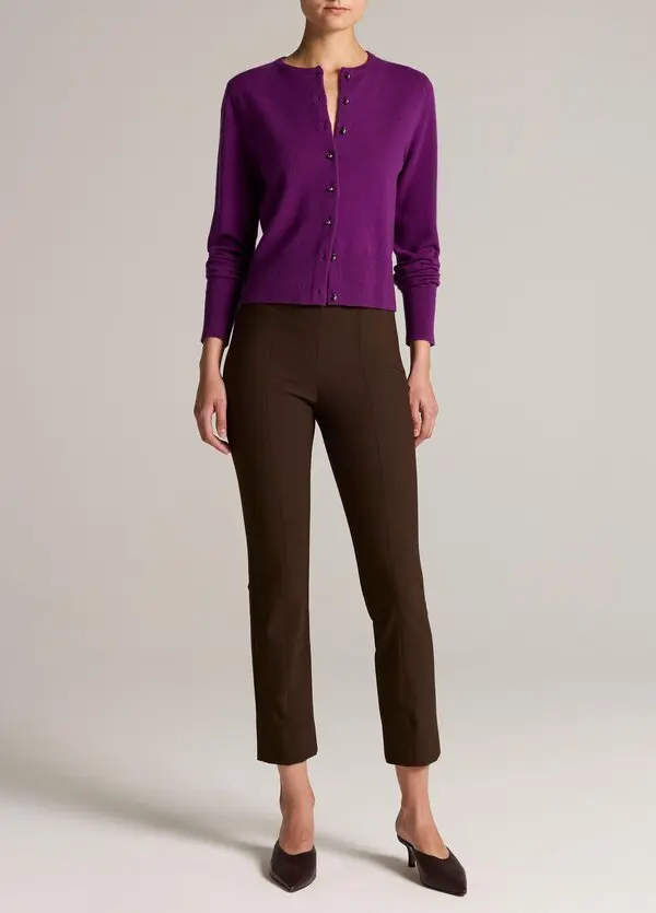 Vince Bobbi High-rise Stitch-seam Ponte Legging