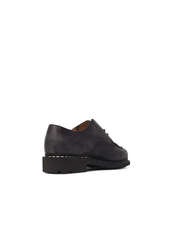 Paraboot Chambord' Leather Loafers 'lisse Caf