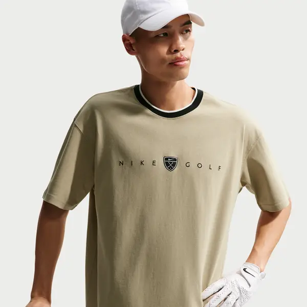 Nike Loose-fit Golf T-shirt - Brown