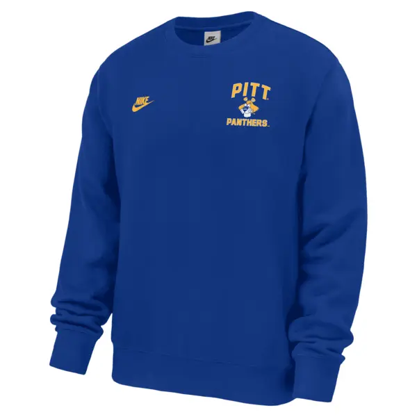 Nike Pittsburgh Panthers Club Football Fleece Crew-neck Sweatshirt - Red