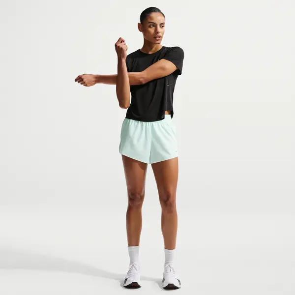Nike Swift Breathe Dri-fit Mid-rise 2.5" Brief-lined Running Shorts - Green