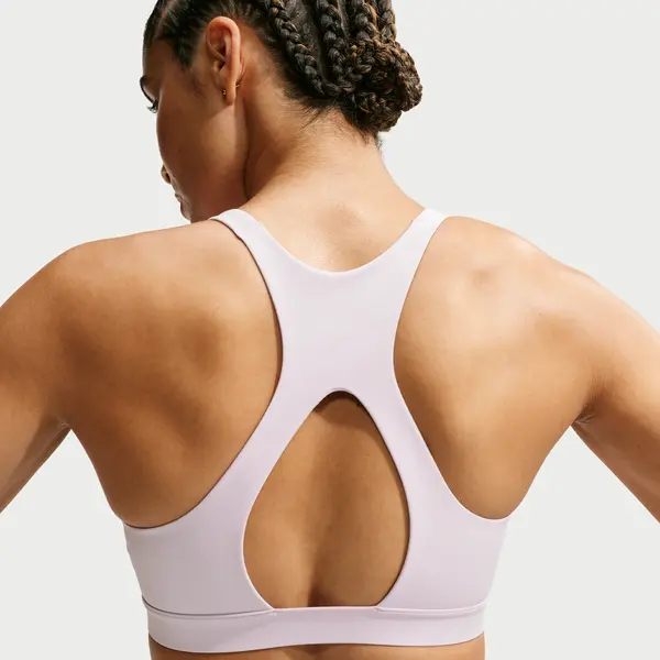 Nike Universa Medium-support Padded Sport Bra - Purple