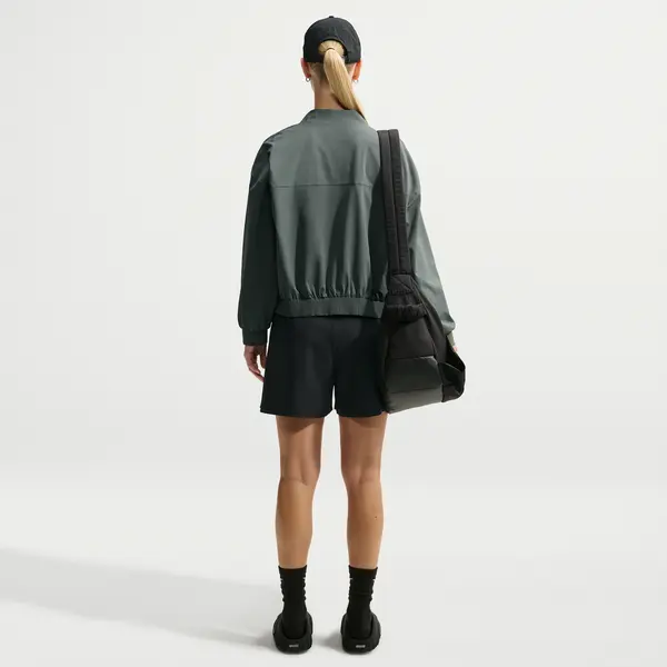 Nike 24.7 Perfectstretch Dri-fit Uv Protection Oversized Bomber Jacket - Green