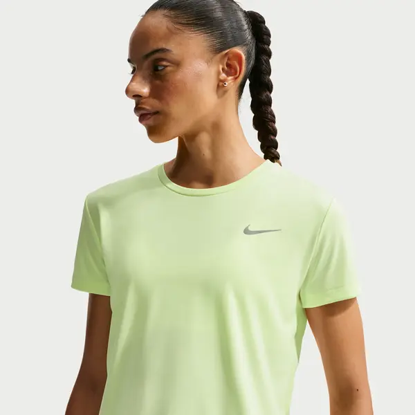 Nike Miler Short-sleeve Running Top - Yellow