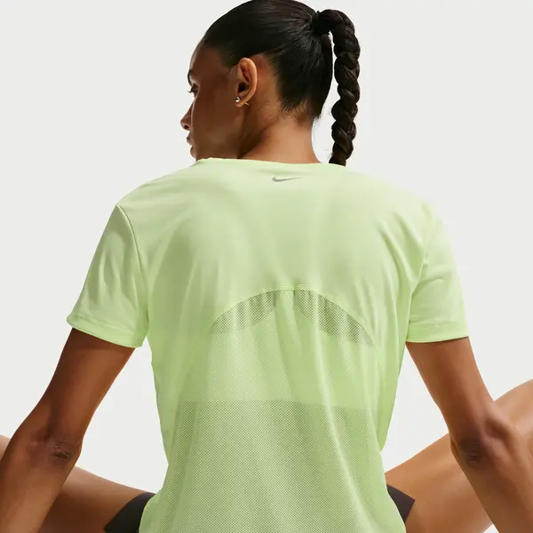 Nike Miler Short-sleeve Running Top - Yellow