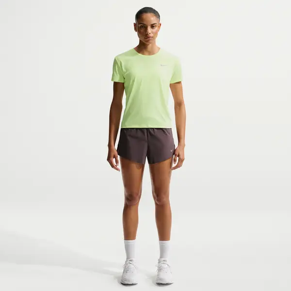 Nike Miler Short-sleeve Running Top - Yellow