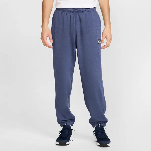 Nike Gym Heritage Dri-fit Fleece Fitness Pants - Blue