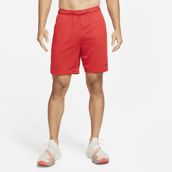 Nike Dri-fit 8" Knit Training Shorts - Red