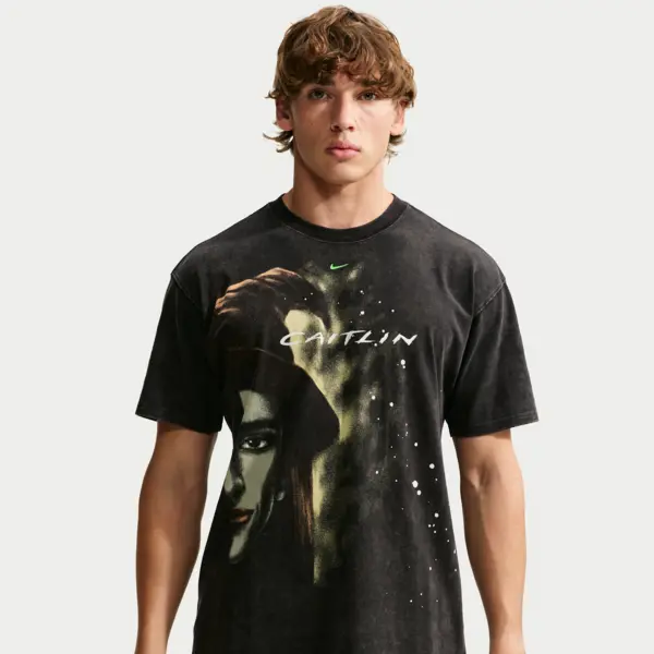Nike Caitlin Clark "halloween" Basketball T-shirt - Black