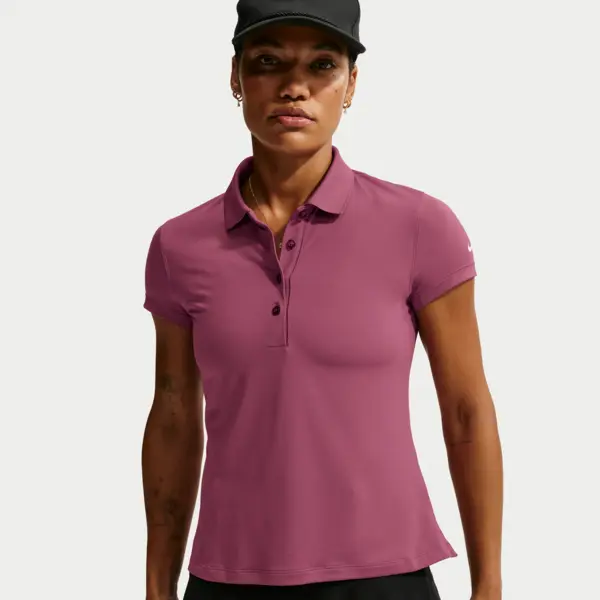 Nike Golf Club Dri-fit Uv Short-sleeve Golf Polo - Red
