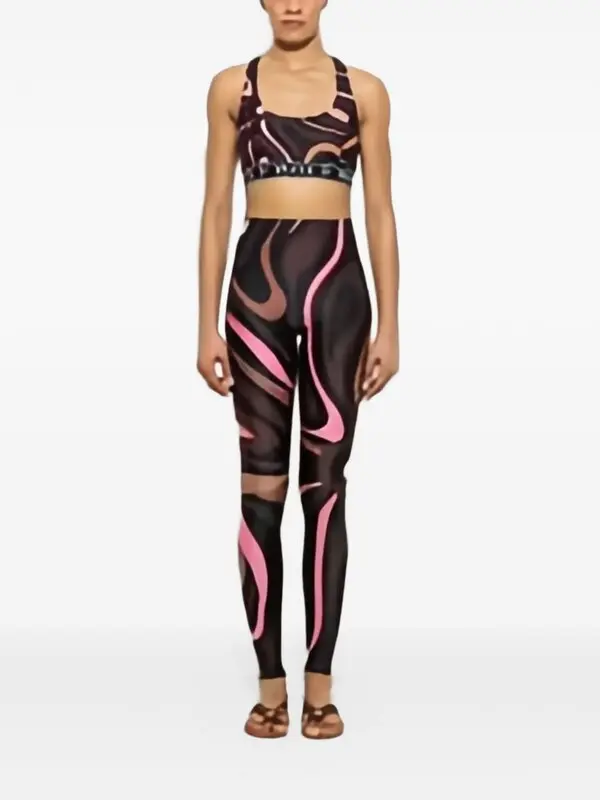 Emilio Pucci Printed Leggings - Multicolor