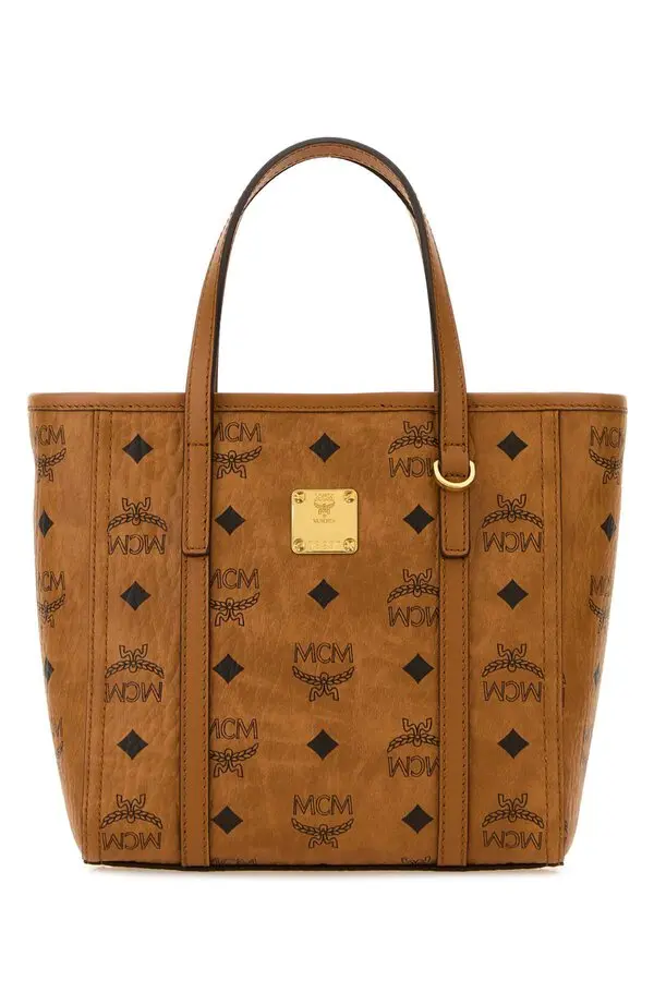 Mcm Printed Canvas Toni Handbag