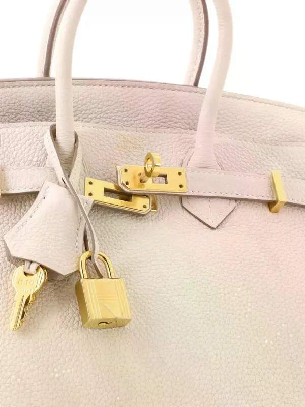 Hermès Birkin Handbag Craie Togo With Gold Hardware 25 Tote Bag
