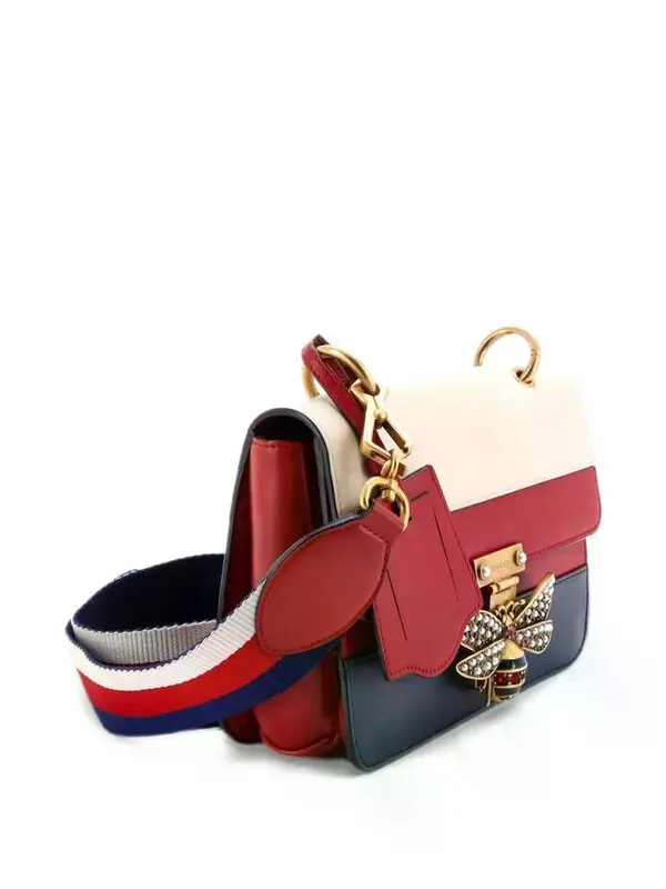 Gucci Queen Margaret Flap Bag Colorblock Leather Medium Shoulder Bag