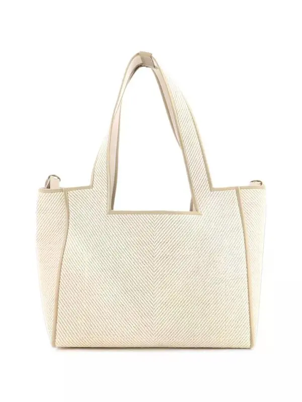Loewe Paula's Ibiza Logo Convertible Canvas Medium Tote Bag