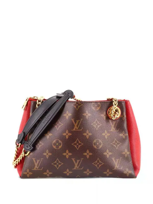 LOUIS VUITTON Surene Handbag Monogram Canvas With Leather Bb Shoulder Bag