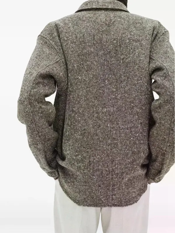 Auralee Tweed Shirt Jacket