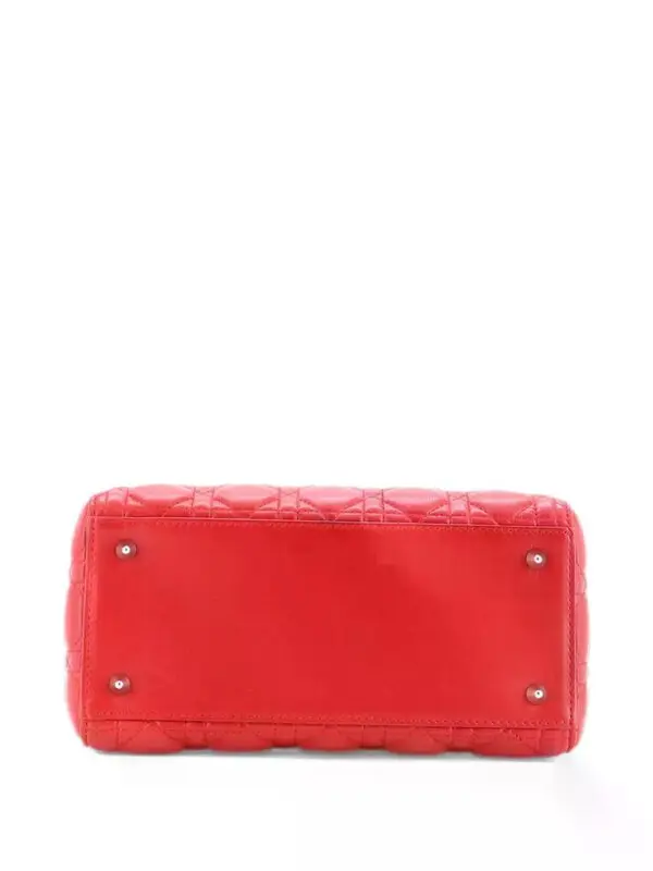 Dior Lady Bag Cannage Quilt Lambskin Medium Satchel