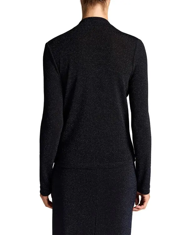 Vince Twist Mock Neck Top