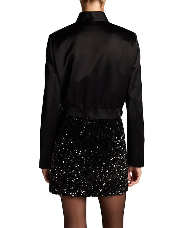 Vince Button Front Cropped Jacket