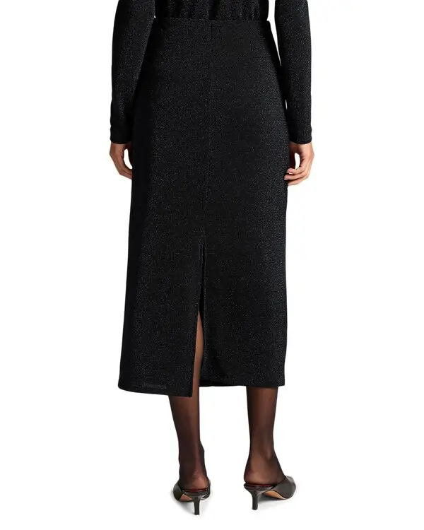 Vince Metallic Draped Skirt