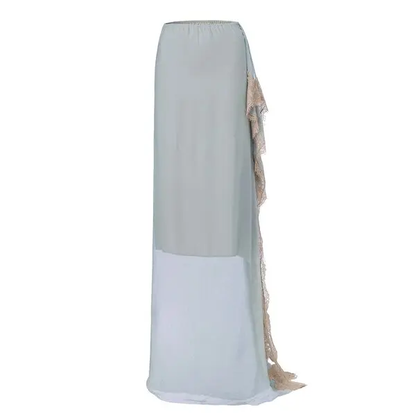 BELSIZE25 Moonlight Dress – Misty Strapless Lace Maxi Dress
