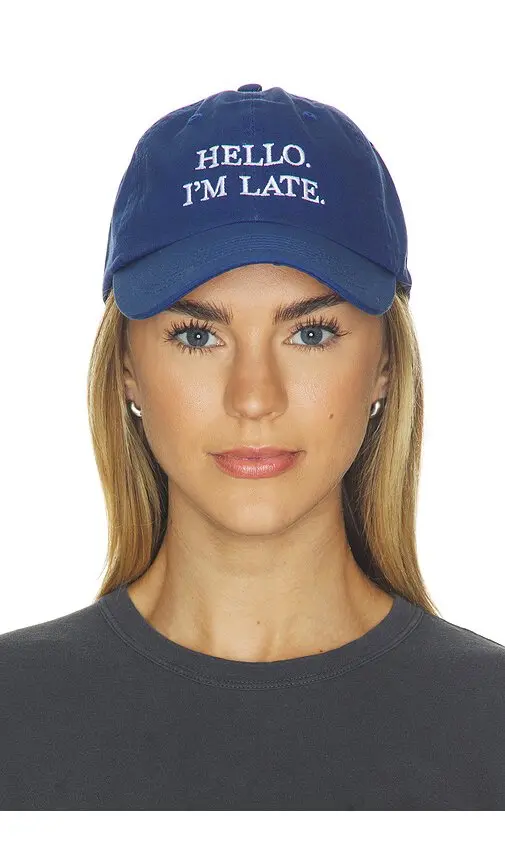 DEPARTURE Hello I'm Late Dad Hat